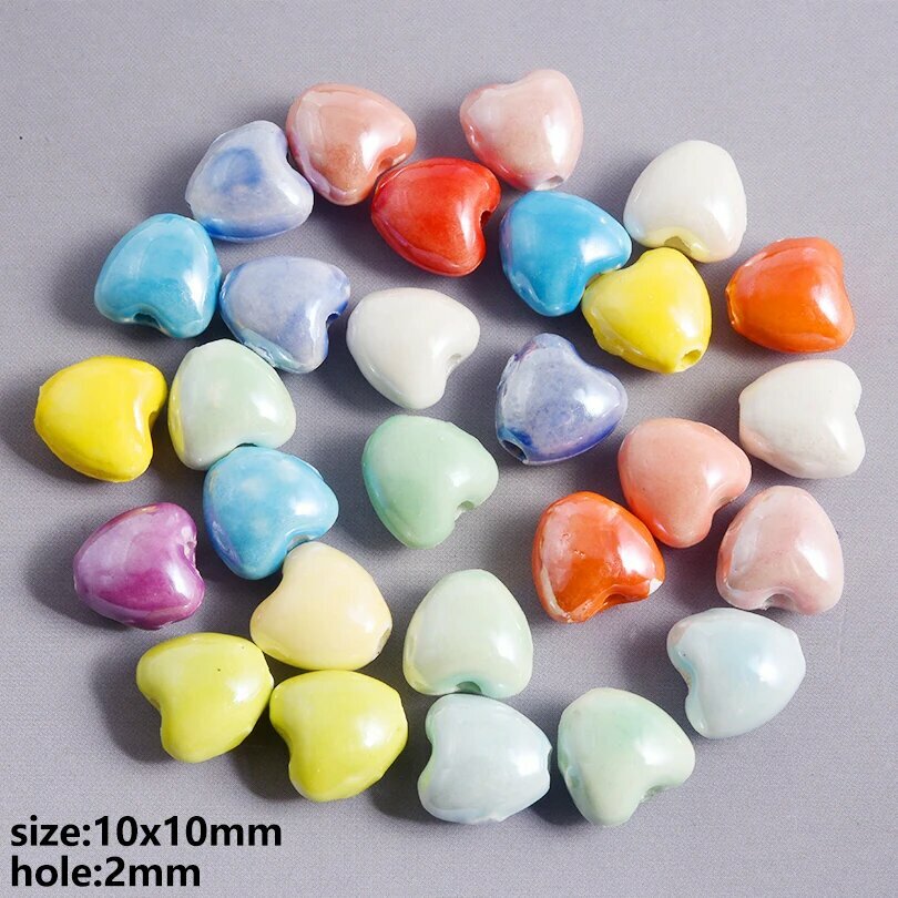 Керамические бусины 30/50/100 шт. 100pcs, M735