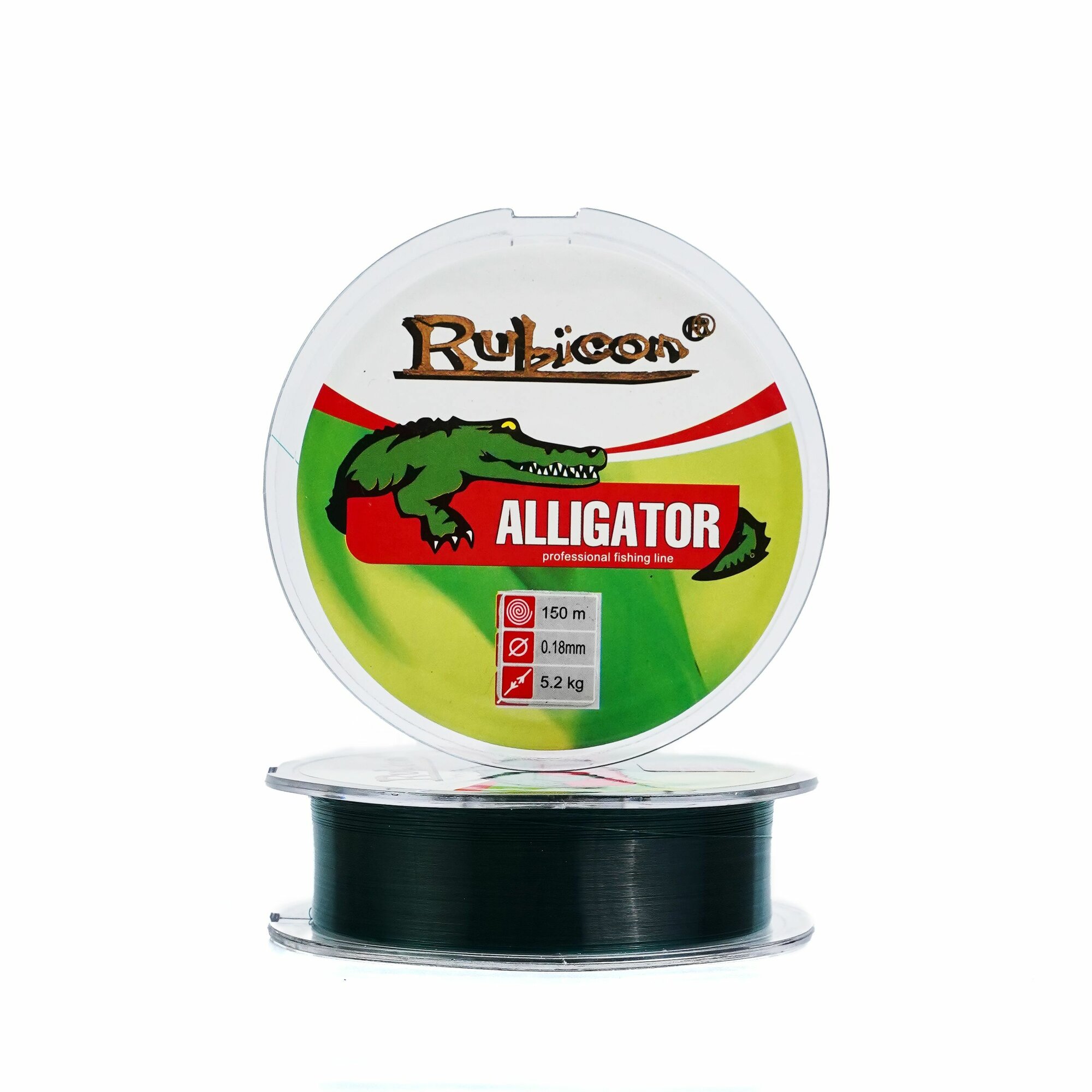 Монофильная леска для рыбалки RUBICON Alligator 150 м 0,25 мм (dark green)