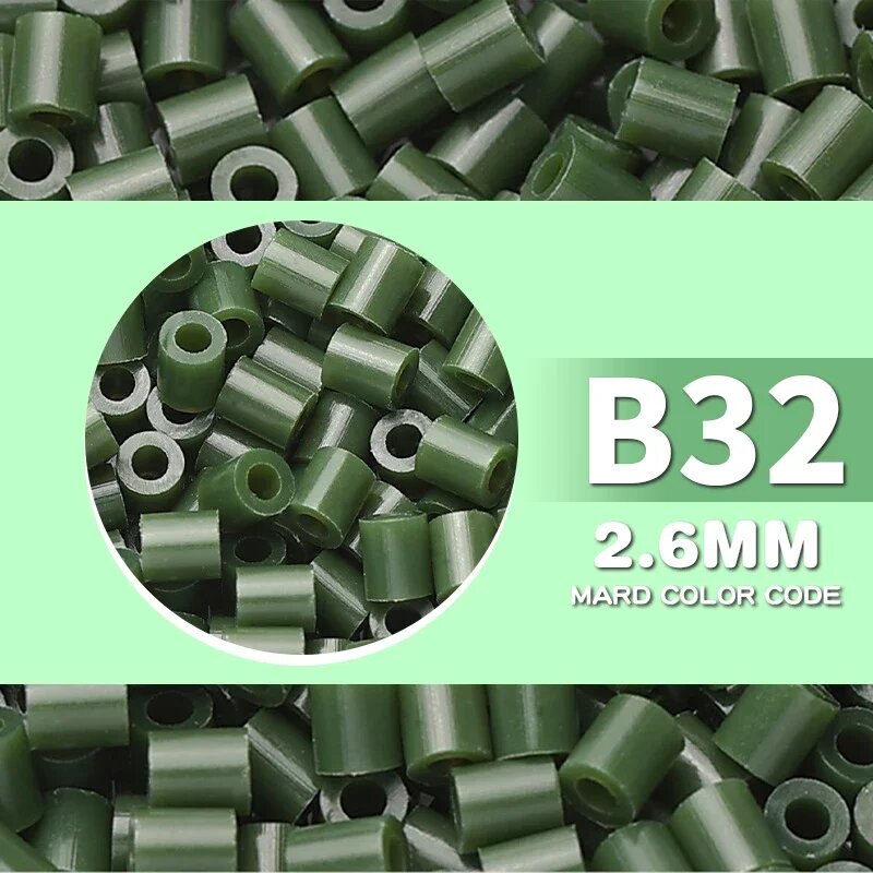 Бусины hama 2.6 мм B32, 1000Pcs-L74A1