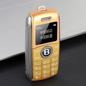 Мини телефон Mini X8 ADD 64GB TF, Золотой
