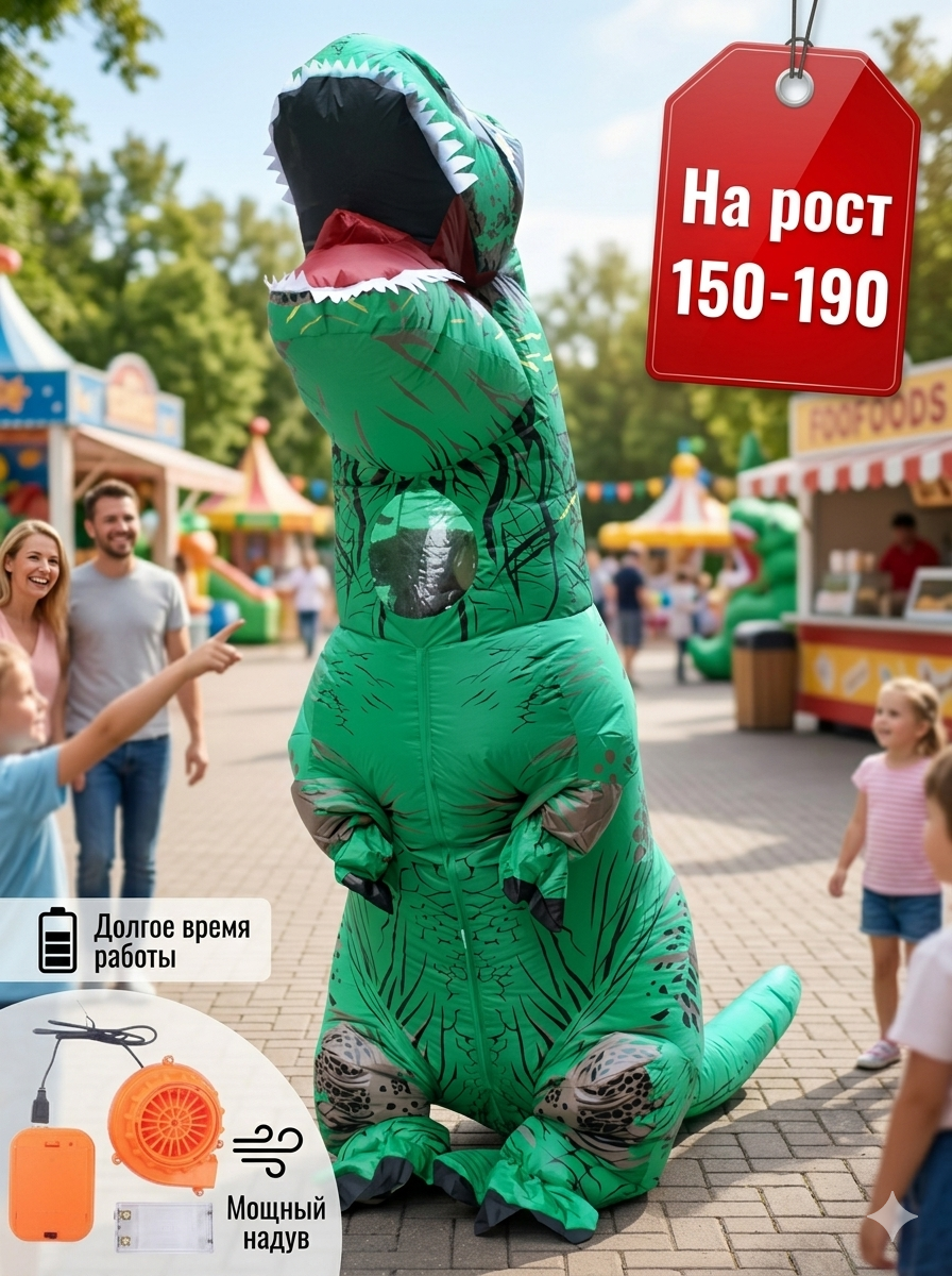 Костюм карнавальный Динозавр