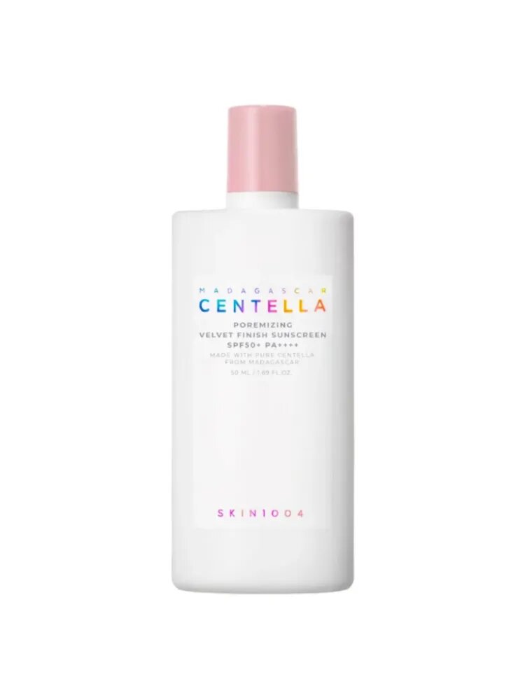 Солнцезащитный крем SKIN1004 Centella Poremizing Velvet Finish SPF50+ PA++++ с центеллой матовый финиш