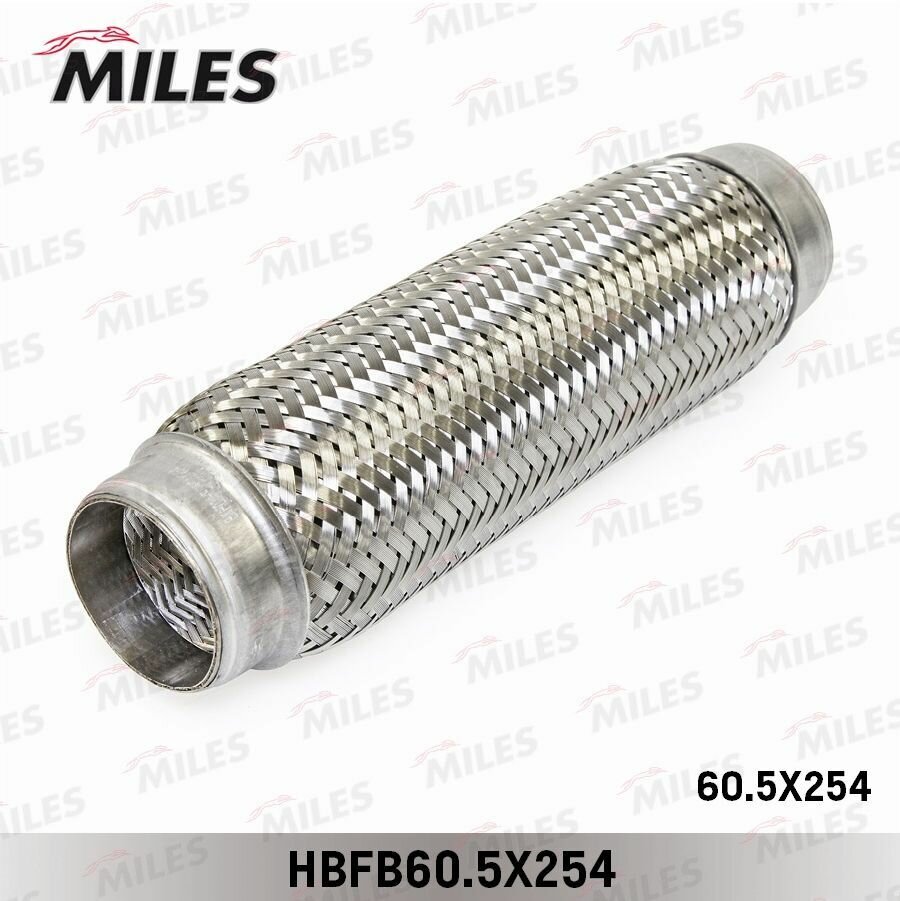 Труба гофрированная с внутренним плетением 60.5X254, MILES HBFB605X254