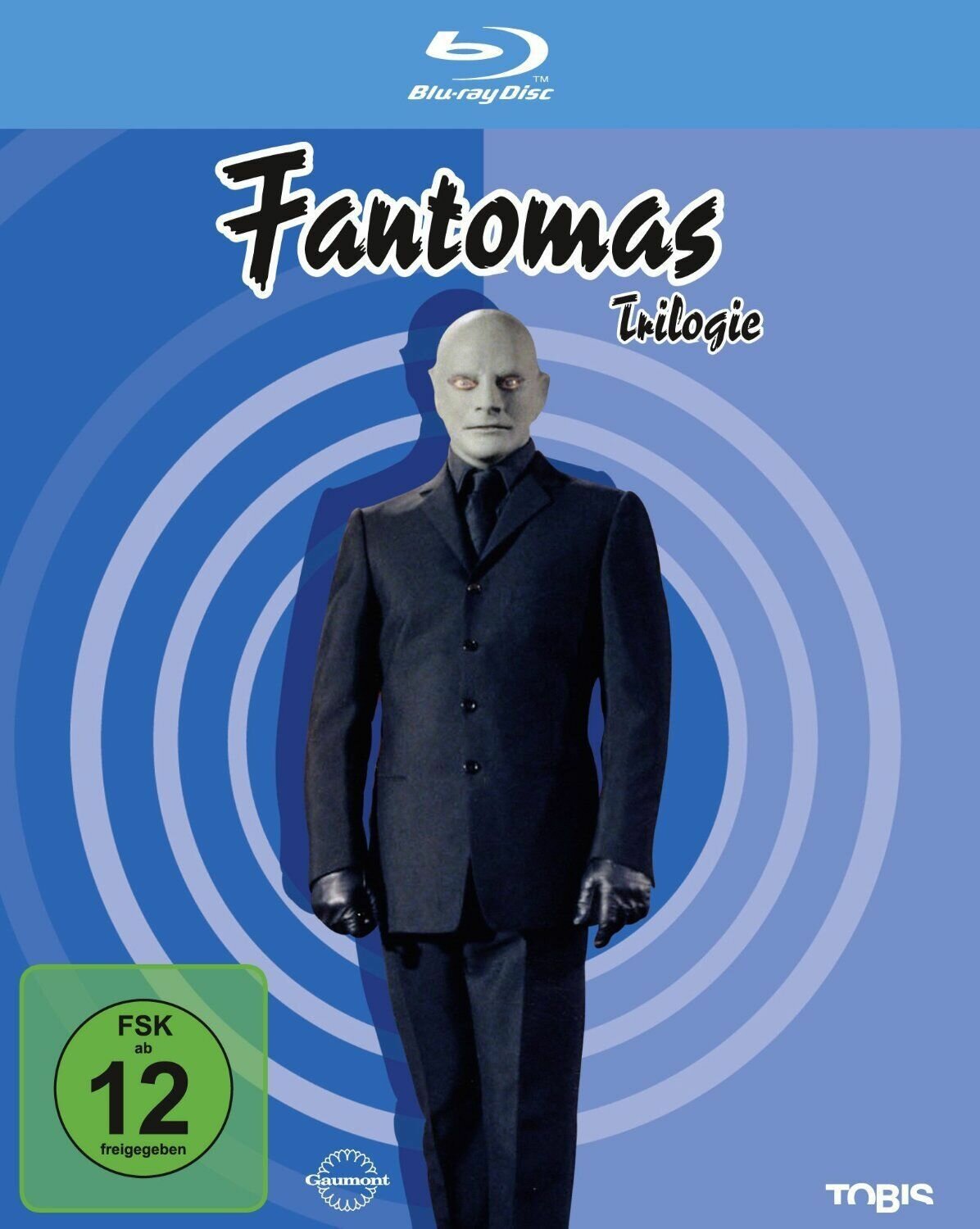 Фантомас Полная трилогия Blu-ray (блю рей) Советский Дубляж