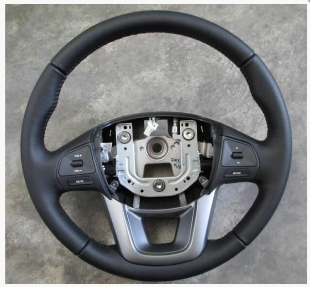 Кожаный руль мультируль для Kia Rio 3 Киа Рио 3 2011-2014
