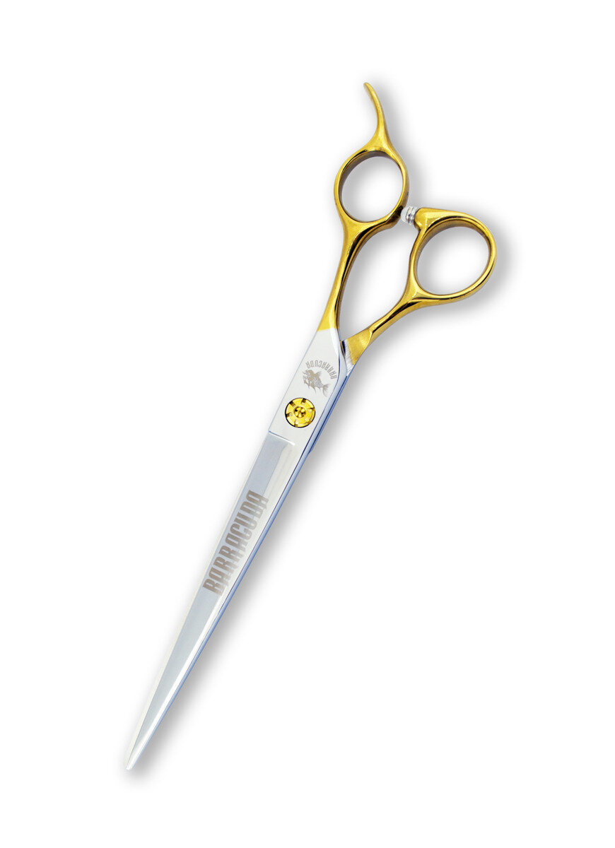 Леворукие Barracuda Gold H22-75 LEFTY ножницы для груминга прямые