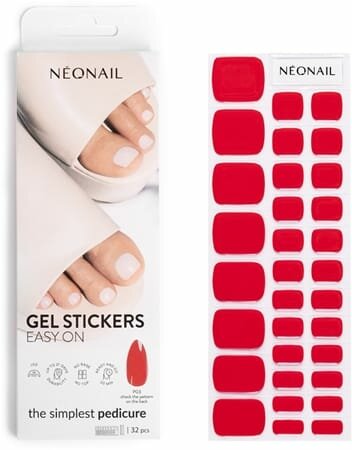 Наклейки для ногтей NEONAIL Easy On Gel Stickers, оттенок P03, 32 шт.