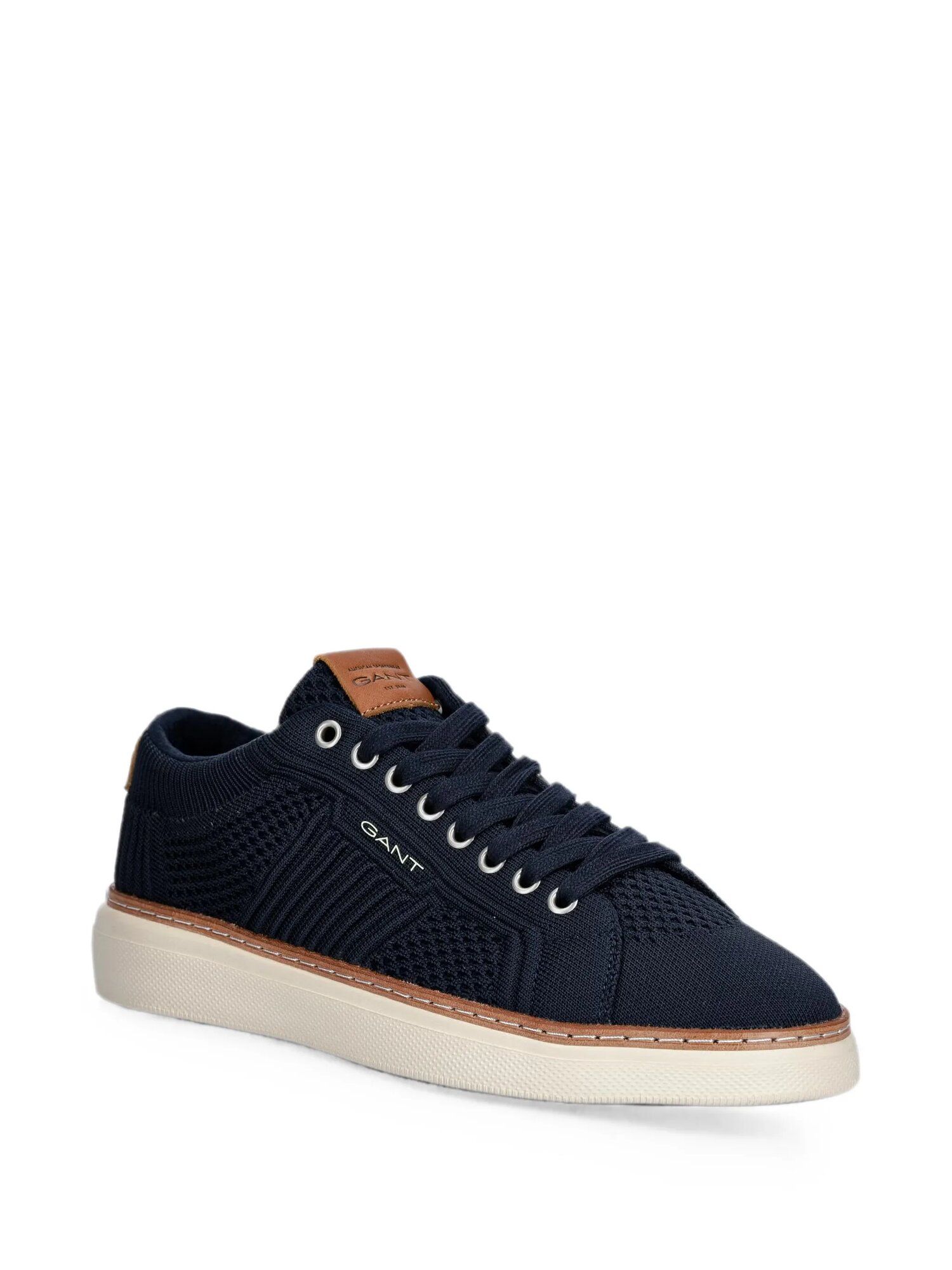 Кроссовки GANT Knit logo-print sneakers, размер 40, blue — фото 1