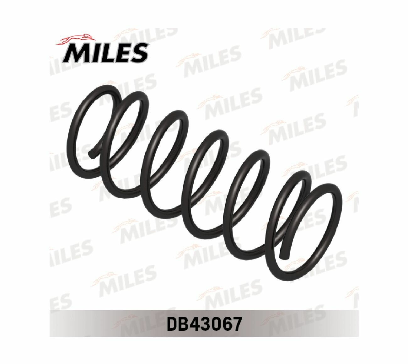 Пружина подвески HYUNDAI ACCENT 1.4/1.6 05- задняя, MILES DB43067