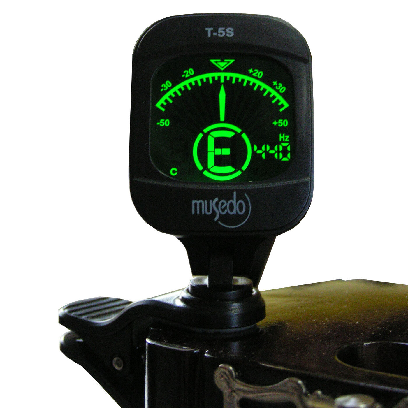 Тюнер цифровой двухцветный Musedo T-5S, для настройки гитар, скрипок, укулеле.
