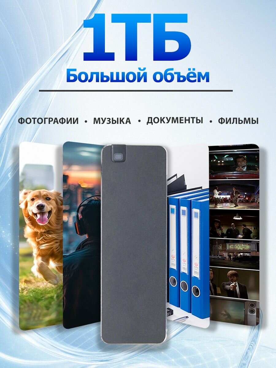 1 ТБ Внешний SSD-диск — фото 1