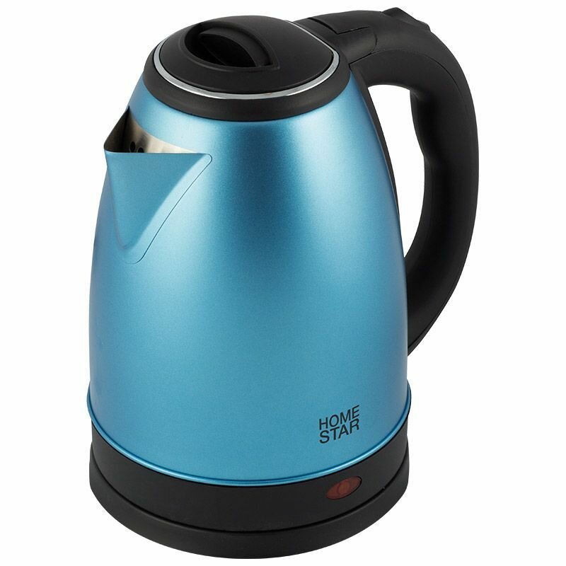 Чайник электрический HOMESTAR HS-1010 стальной, синий