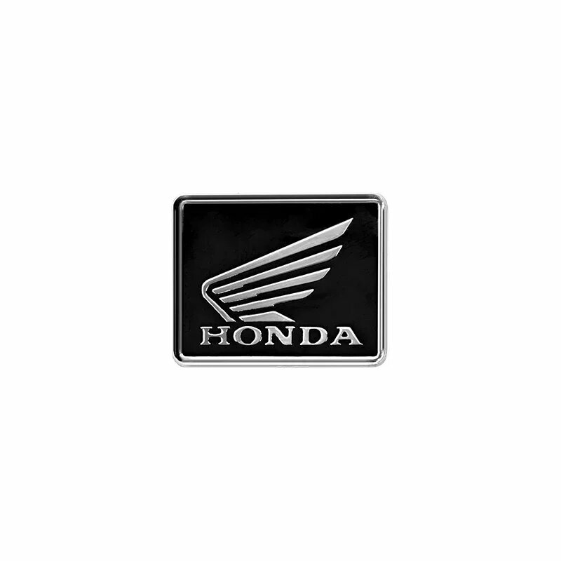 Наклейка-эмблема 3D с логотипом Honda для мотоциклов и скутеров: на приборную 2PCS, Черный, черный