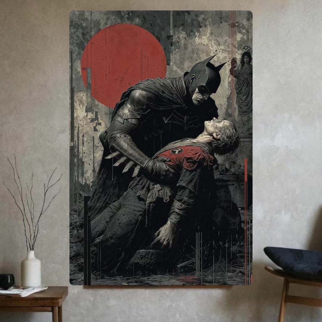 Картина на металле Бэтмен 20*30 см