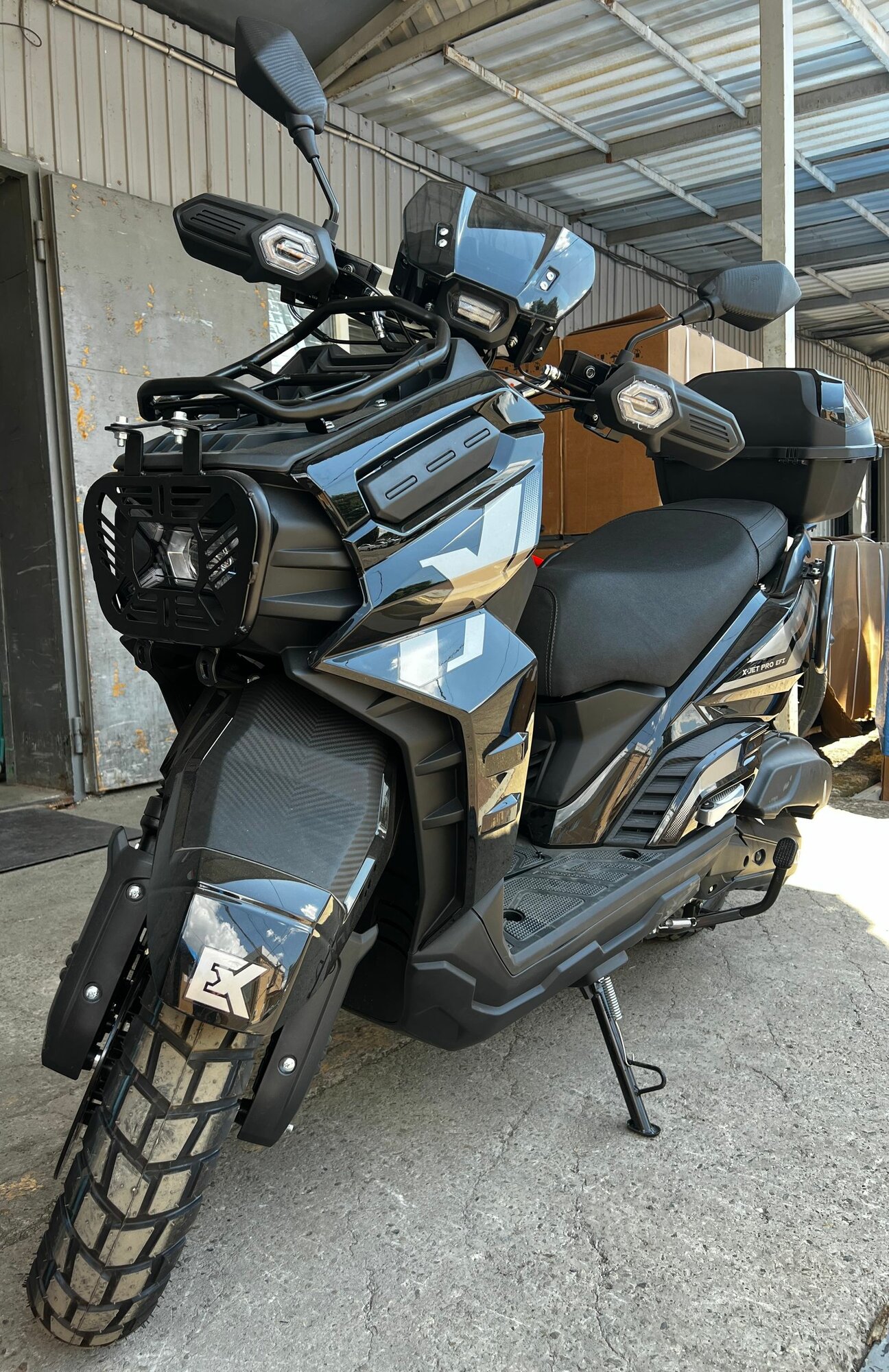 SALE! Собранный Скутер EX-MOTO X-JET PRO EFI Инжекторный (49)