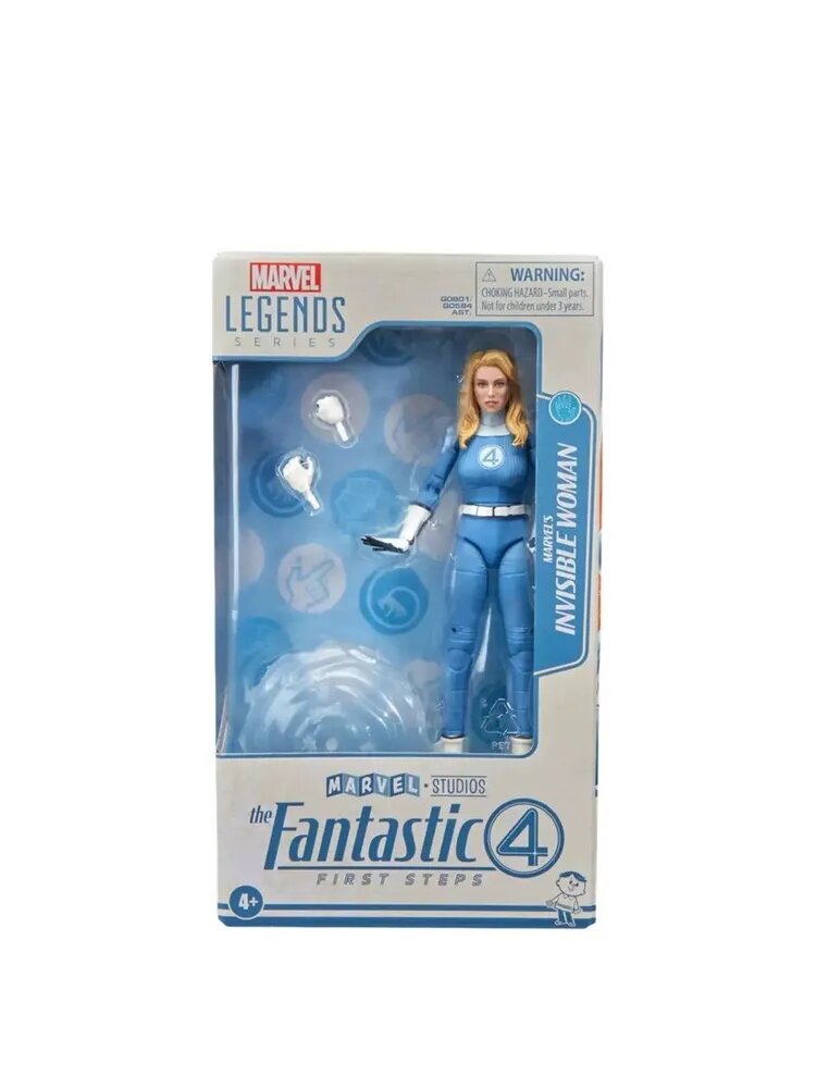 Hasbro фигурки Marvel Legends The Fantastic 4 Series Action Figures Invisible Woman-16cm; Марвел фигурки