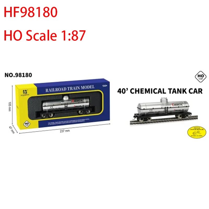 Модель поезда HO 1:87, Chemical Tank Car, HF98180