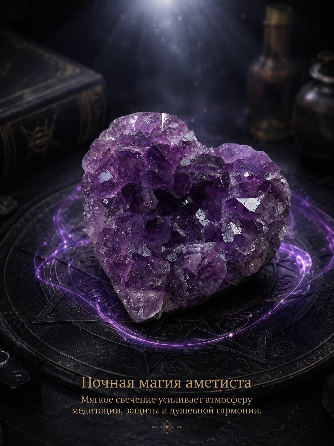 Талисман Оберег/Украшения из натурального аметиста
