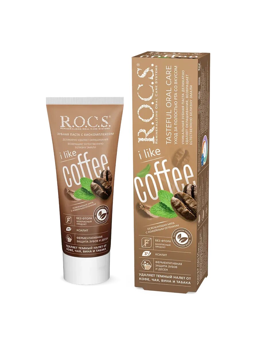 R.O.C.S. Зубная паста iLike Coffee 74 г 1 шт