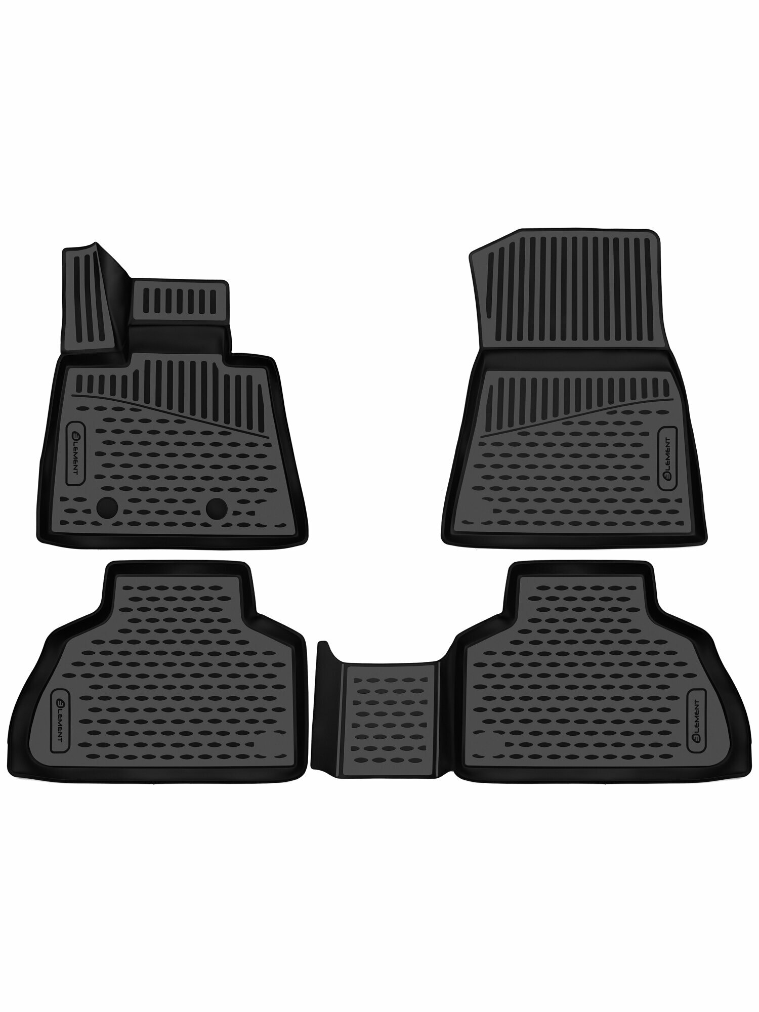 Коврики 3D в салон для BMW X5 G05 2018 - , 4шт. (полиуретан) / БМВ Х5