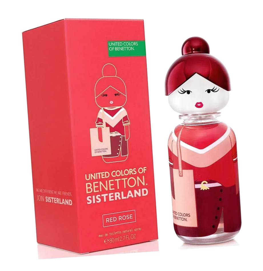 Benetton Sisterland Red Rose 50 мл eau de toilette / Бенеттон Систерленд Ред Розе