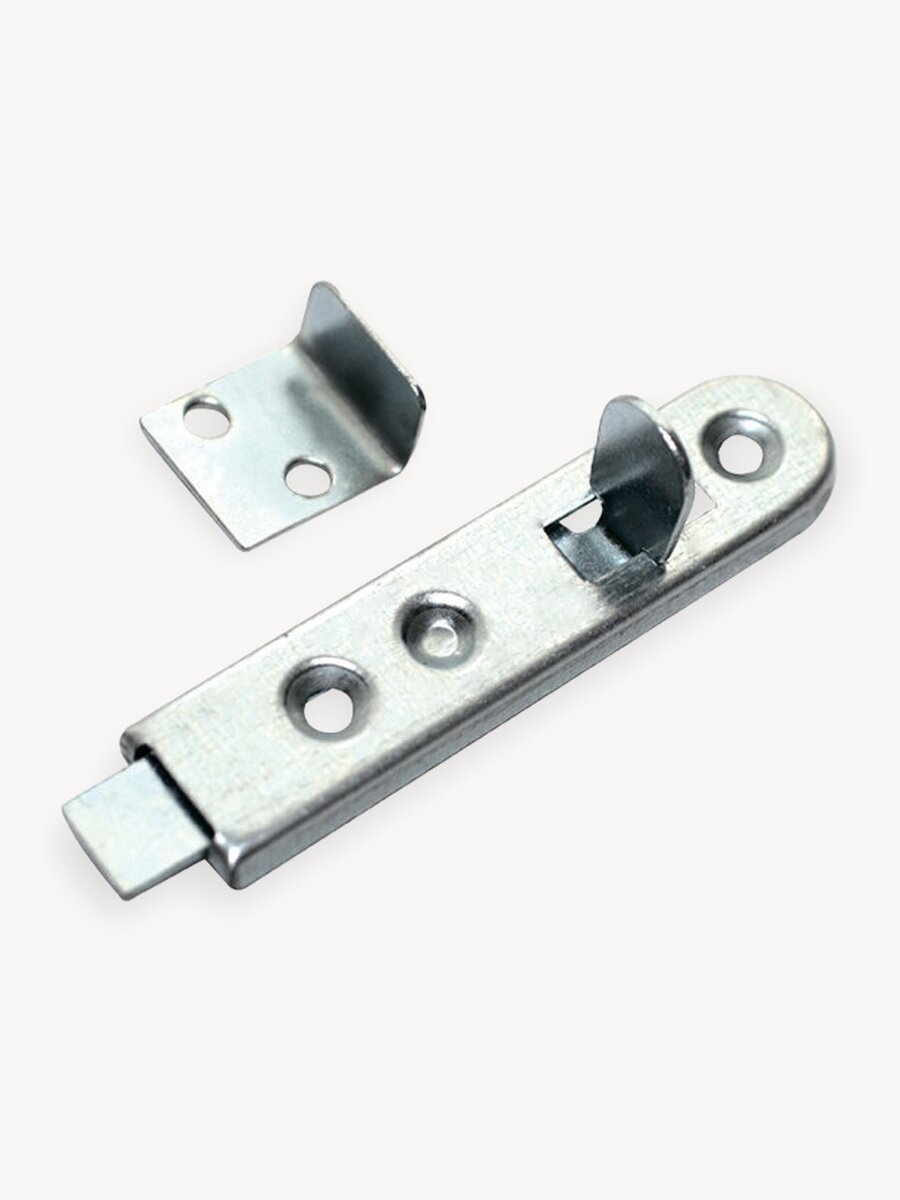 Мебельная задвижка шпингалет SAZ с ответной планкой, 1 штука