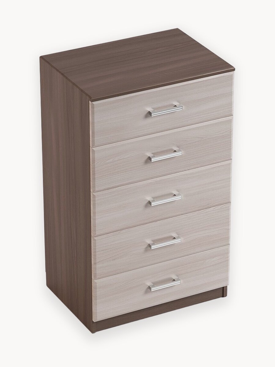 Комод КД-1/3 ясень шимо темный/ясень шимо светлый (ШхГхВ) (600х420х1010)мм