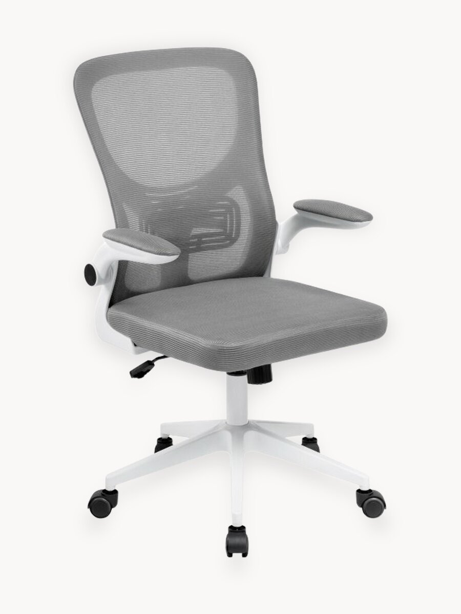 Кресло компьютерное темно-серое Лайфмебель Konfi