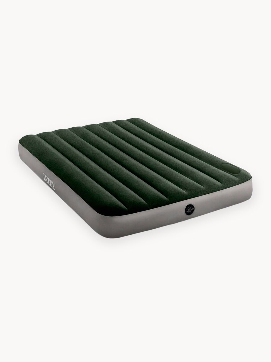 Надувной матрас для сна Intex 64762 Full Downy, флокированное покрытие, встроенный насос