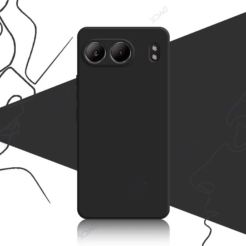 Оригинальный роскошный чехол для OnePlus Nord 4 One Plus Nord4 5G 6,74 дюйма, мягкий Черный, Black