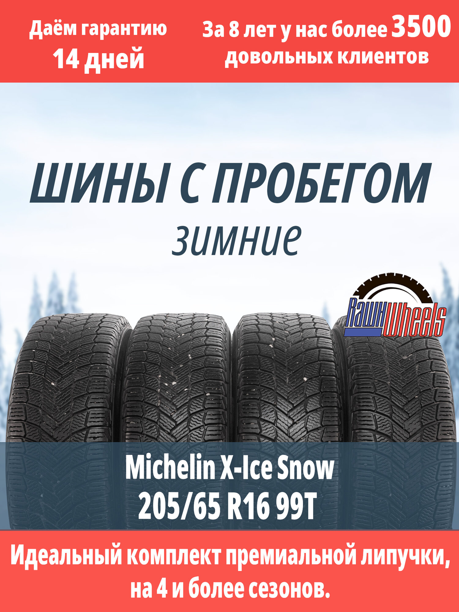 Michelin X-Ice Snow 205/65 R16 99T