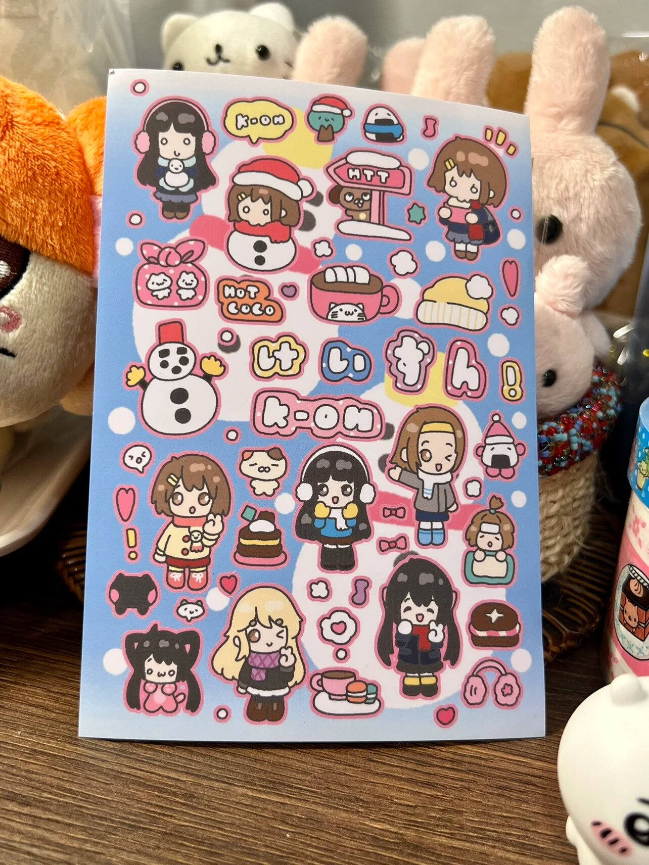 Набор стикеров K-ON! Gouka 10 шт