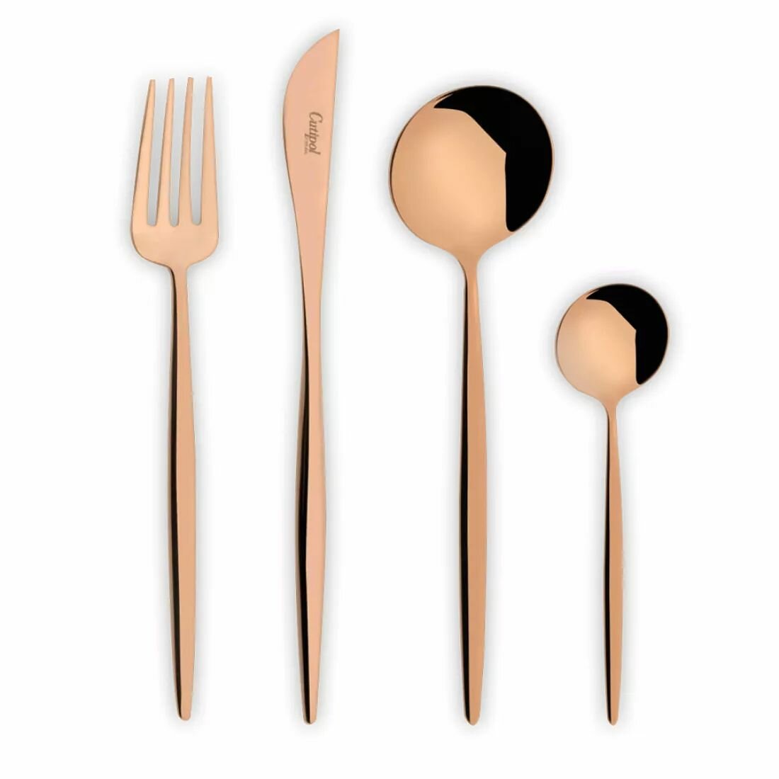 Набор столовых приборов Cutipol Moon Mirror Polished Copper MO.006. B