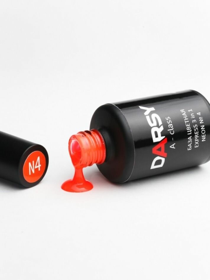 DARSY, База для гель-лака EXPRESS 3 in 1 NEON №4