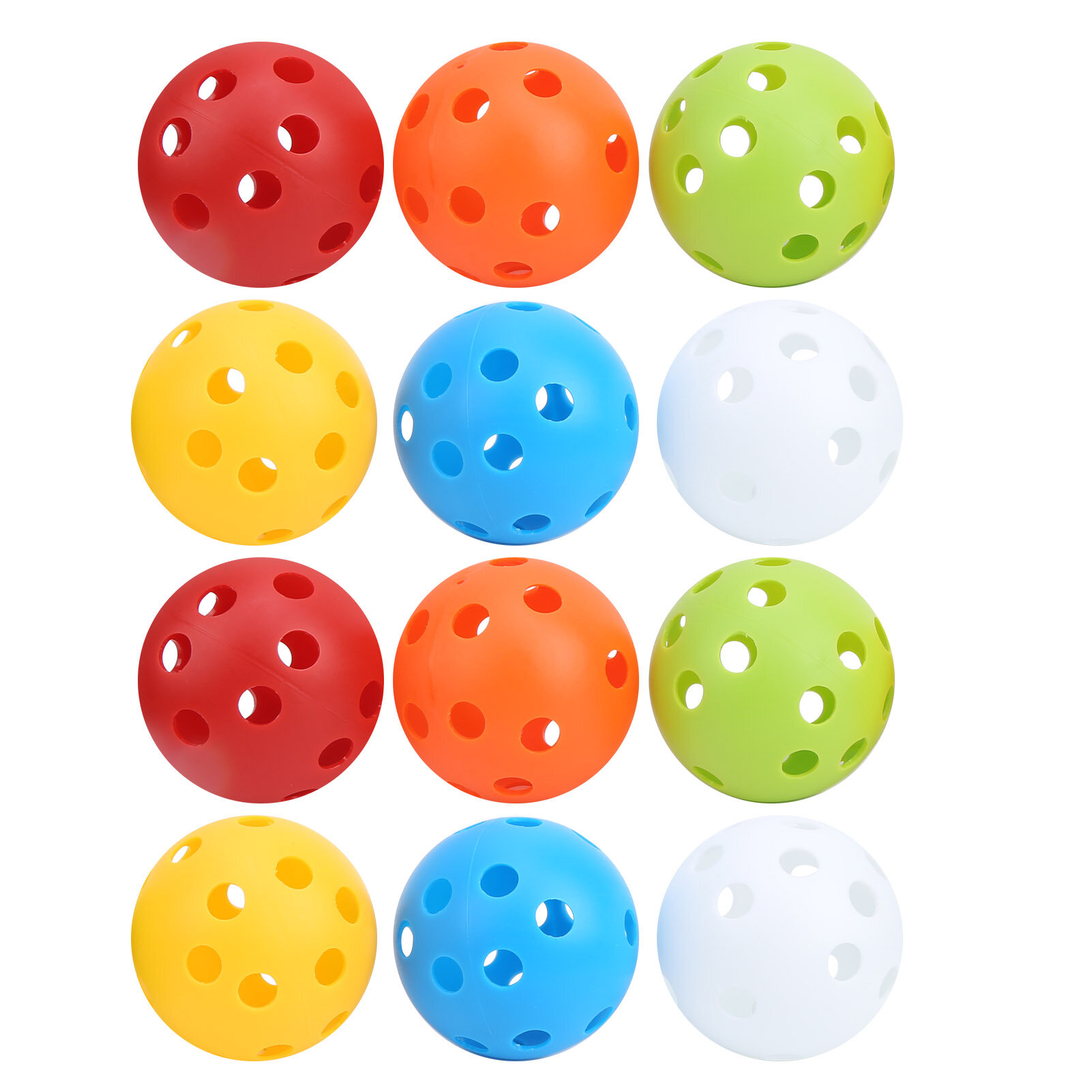 72 мм пластиковые мячики для гольфа с 26 отверстиями для тренировки свинга, улучшение воздушной динамики