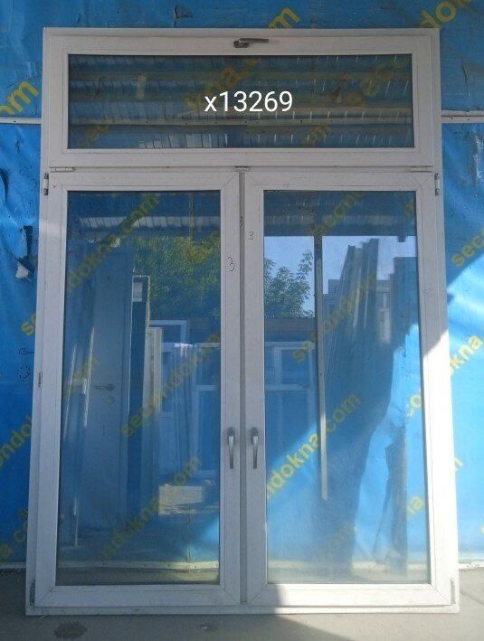 Пластиковое окно Б/У 2320(в) 1760 об х 1650(ш)