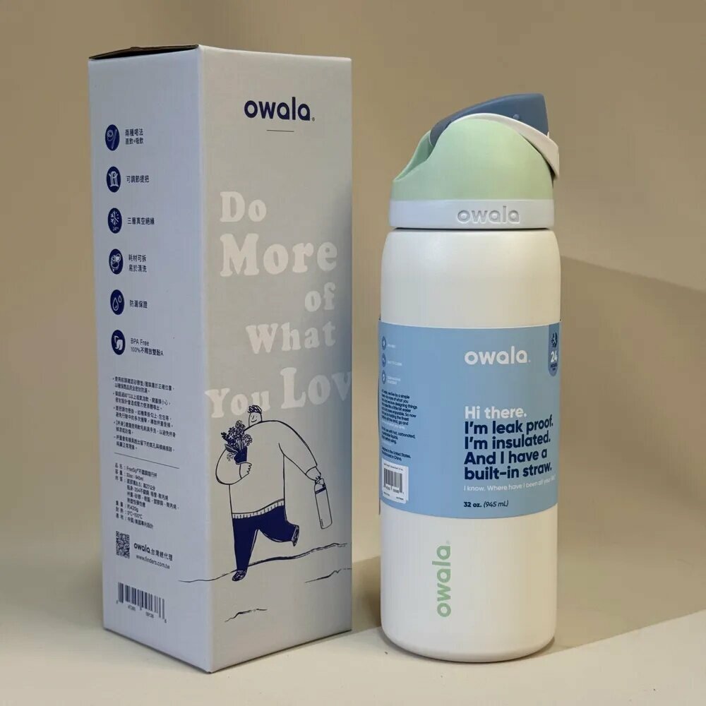 Бутылка для воды Owala FreeSip IceBreeze, герметичная, 24 oz