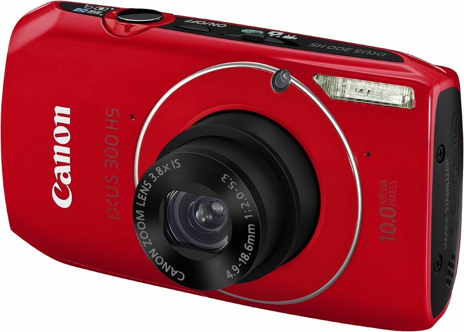 Canon Digital IXUS 300 HS Red Цифровой компактный фотоаппарат