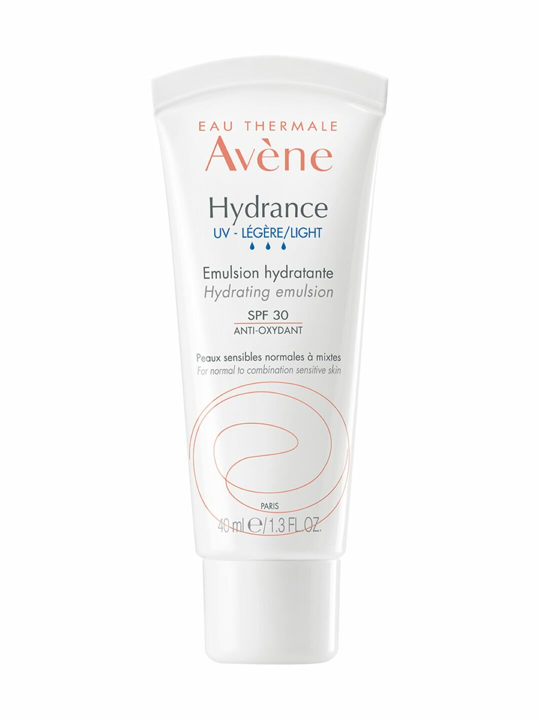 Авен гидранс UV лежер Эмульсия SPF30, 40 мл | AVENE Hydrance UV Legere Hydrating emulsion SPF30