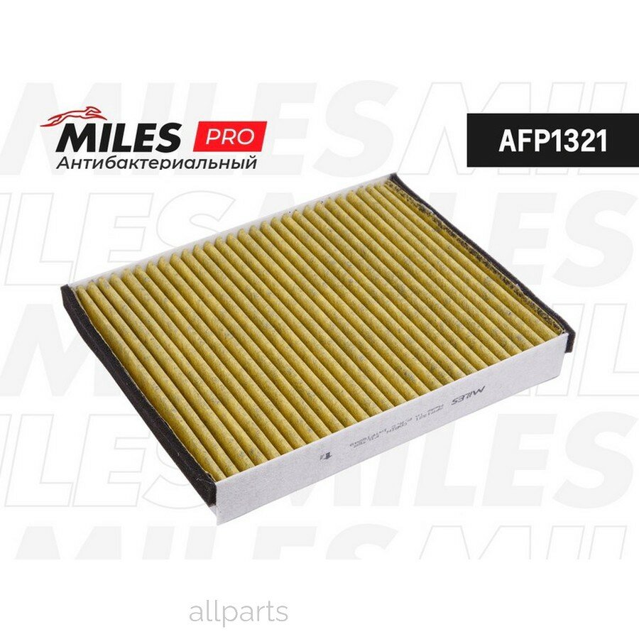 MILES AFP1321 Фильтр салона FORD FOCUS/KUGA/C-MAX/VOLVO V40 10- угольный Crystal Air