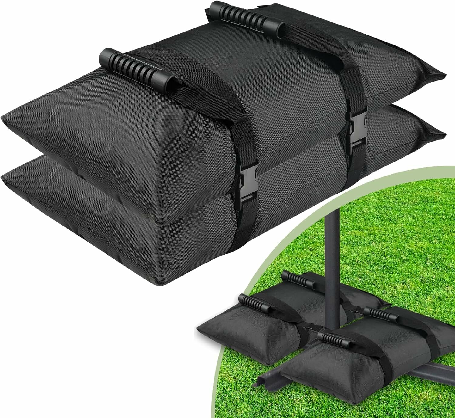 Утяжелители для основания зонта, мешки с песком, 2 упаковки