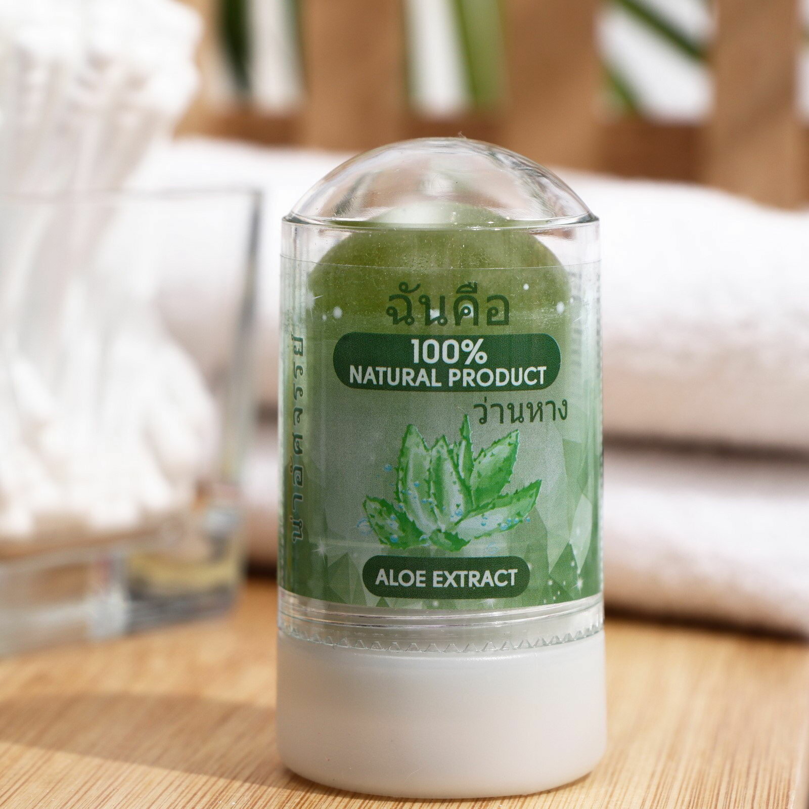 Дезодорант кристаллический Алоэ вера, без запаха, 60 г, вид: дезодорант