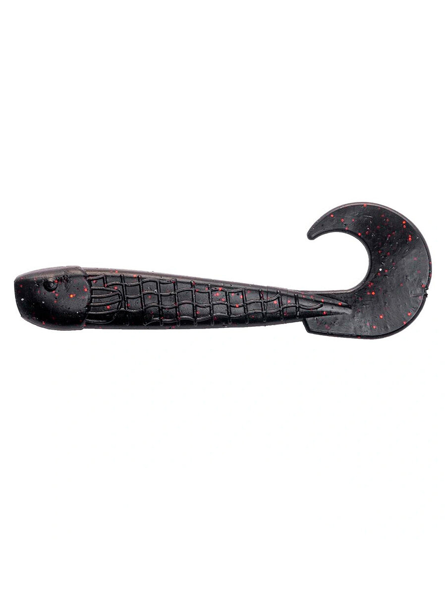 Твистер Helios Long Hybrid 3,55"/9,0 см Dark Star 7шт. (HS-15-047)