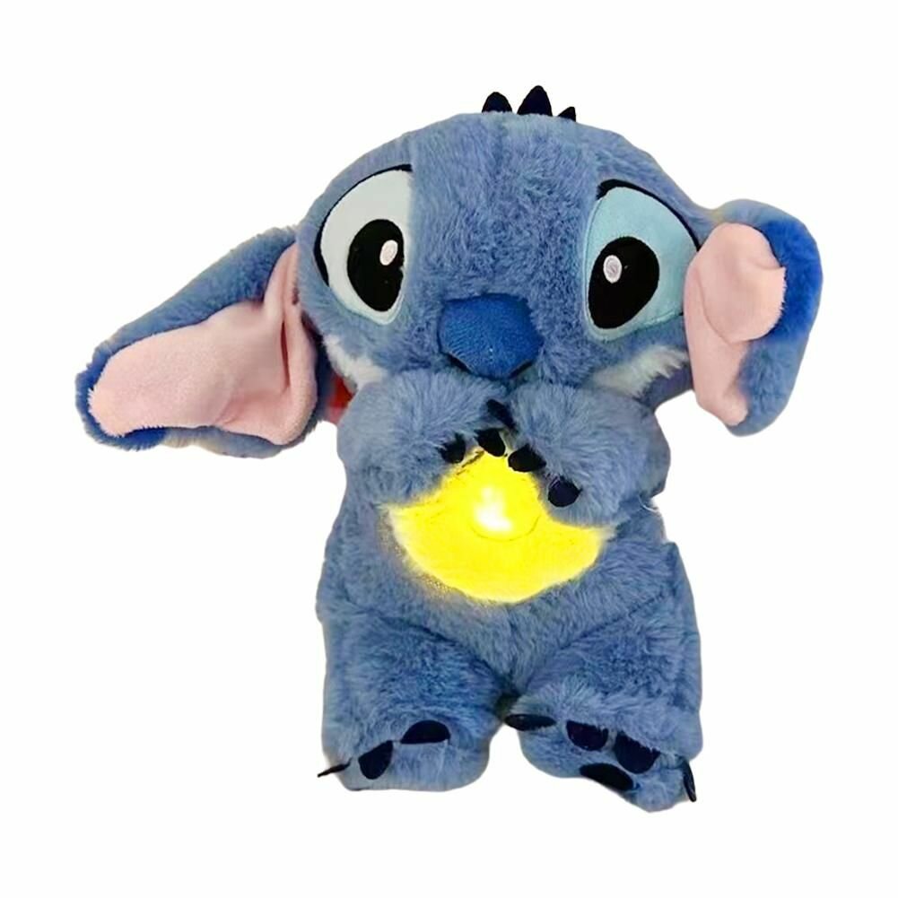 Дышащий медведь стич мягкая интерактивная игрушка для сна