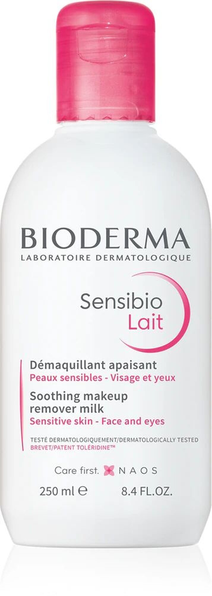 Bioderma Очищающее молочко для чувствительной кожи лица Sensibio Lait, 250 мл