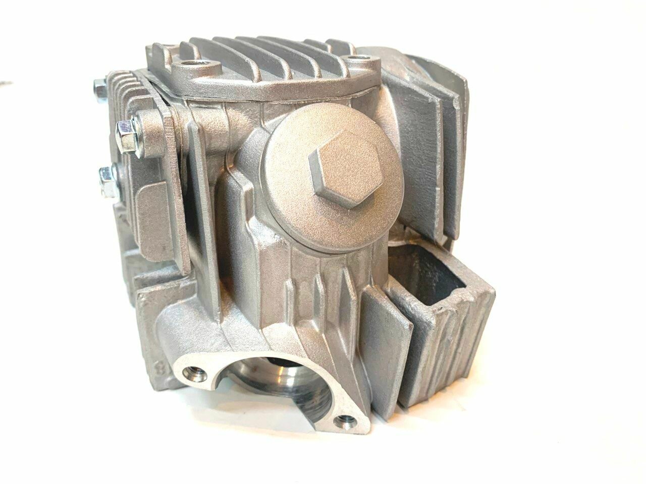 Головка цилиндра Delta, Zodiak, OB-70 в сборе 52,4 мм (110см3) с декомпрессором серебристая