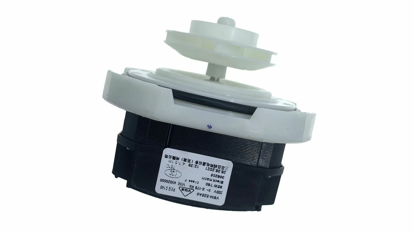 Двигатель (без ТЭНа и патрубка) для посудомоечной машины Gorenje Горенье 40020600 (40020600, 17306582, VSM-U29D0, VSM-E29D0, E360489, 718007, снято с гарантийной техники)