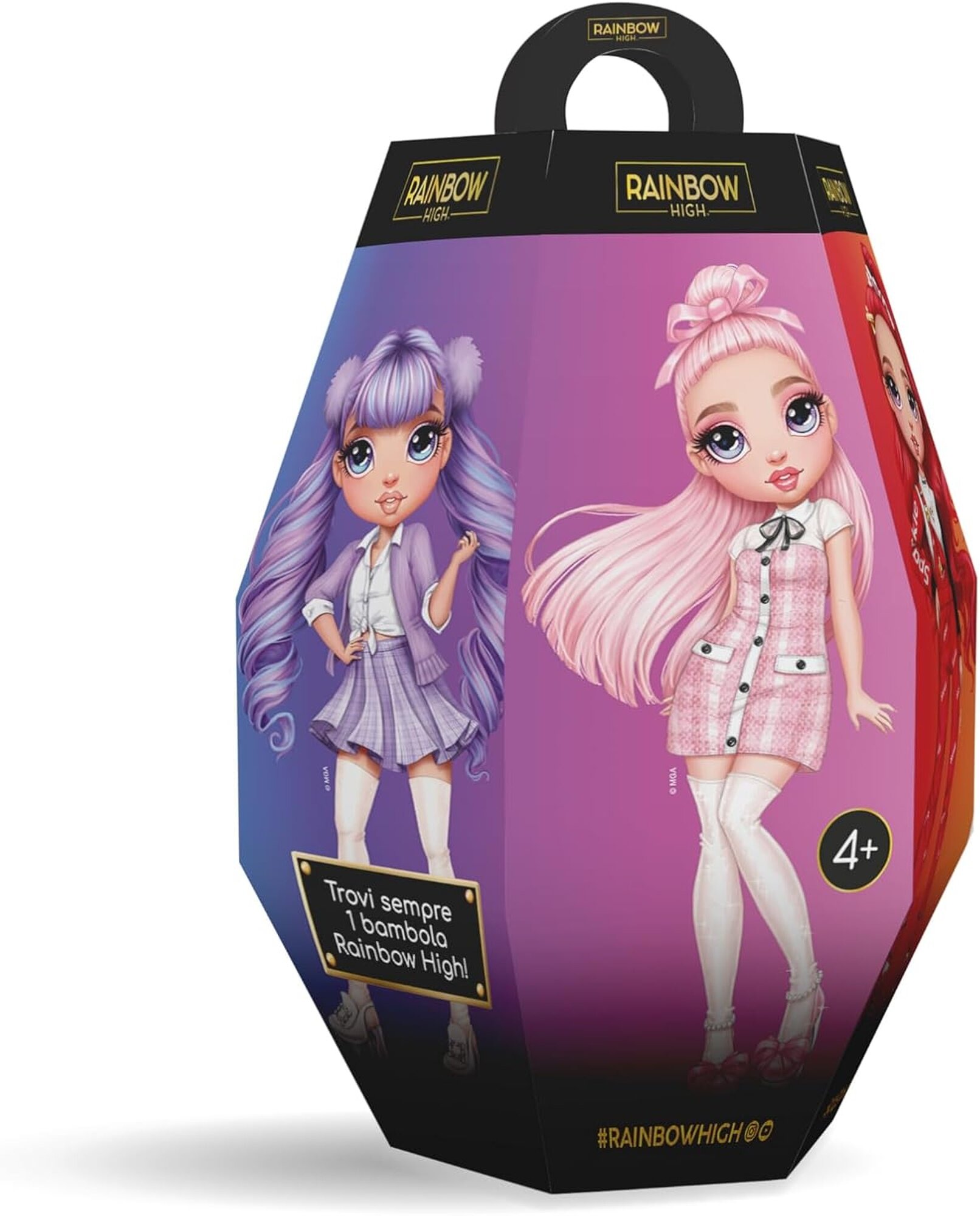 Кукла Rainbow High - Пасхальное яйцо-сюрприз с куклой RH Junior серии 1 или 2 и с аксессуарами - Рейнбоу Хай 428022