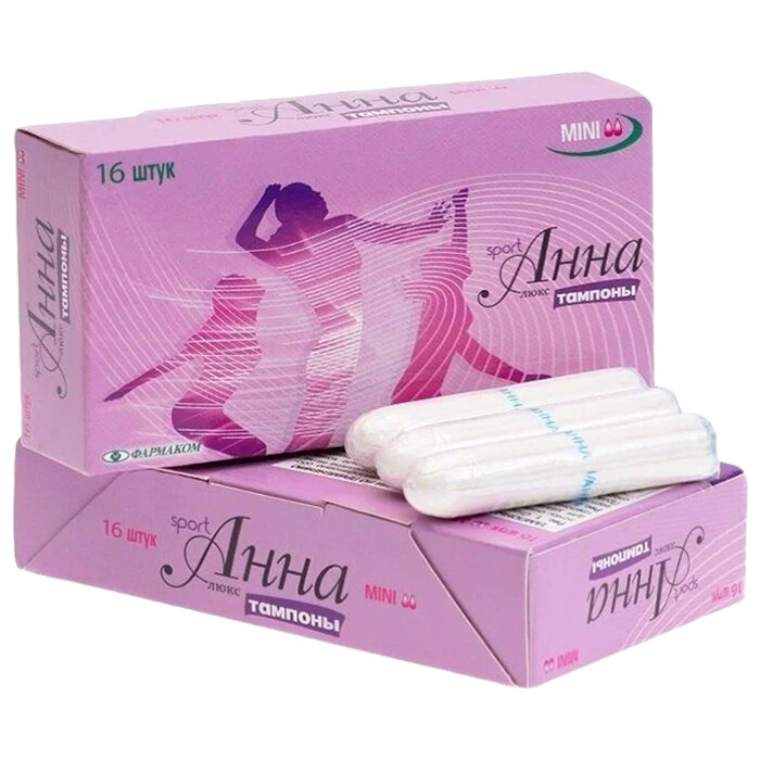 Тампоны анна Люкс mini Sport (2уп по 16шт)