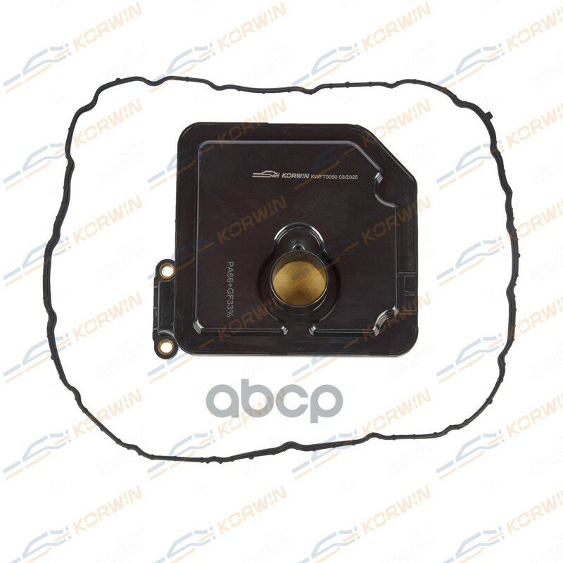 Фильтр АКПП с прокладкой Hyundai Solaris 17-/Elantra 15-/Creta 16-/Kia Rio 17- KORWIN арт. KWFT0050